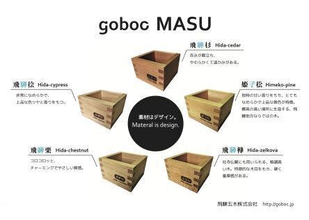 飛騨五木の枡、「goboc MASU」完成しました！ - CAMPFIRE (キャンプファイヤー)
