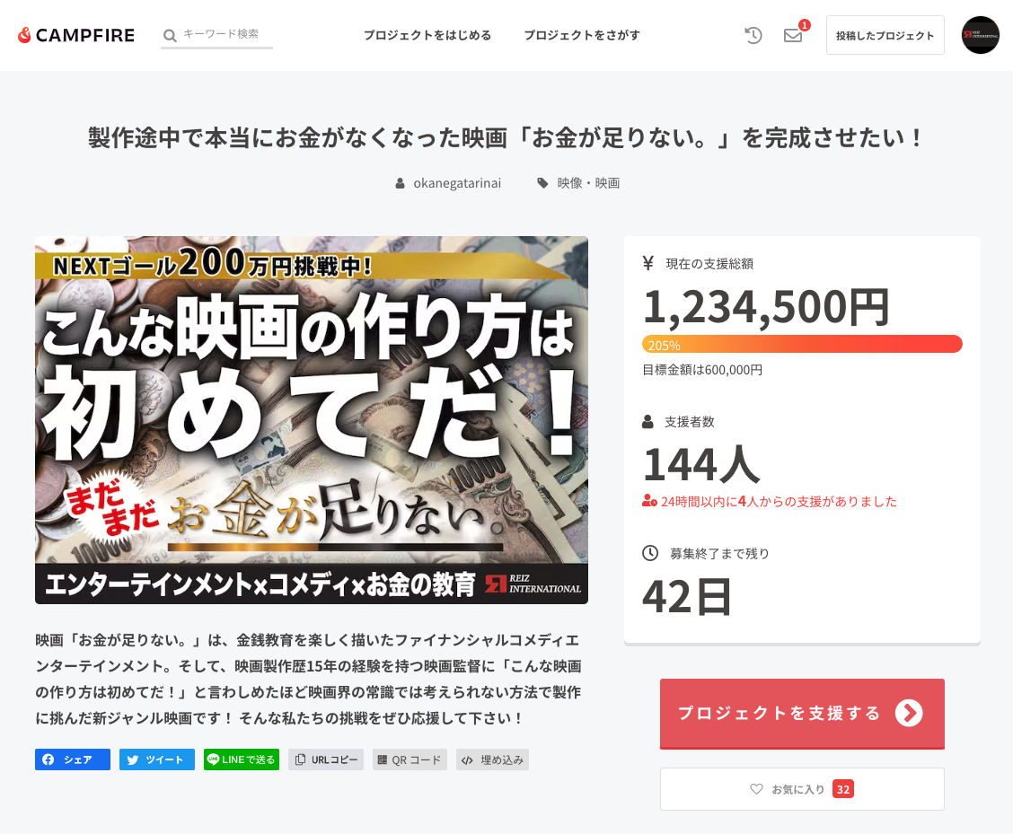 1,234,500円♪ - CAMPFIRE (キャンプファイヤー)