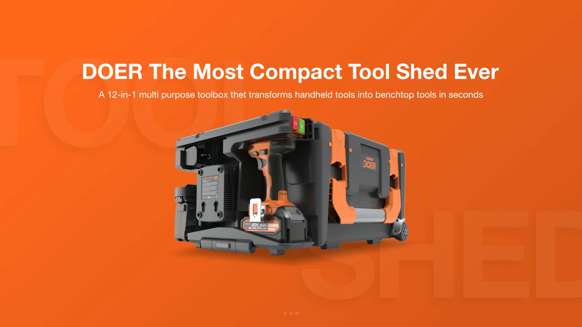 多機能でコンパクト、革新的な電動工具セット『DOER（ドアー）』の製品レビュー記事 - CAMPFIRE (キャンプファイヤー)