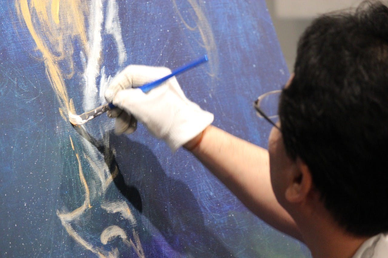 2019.7.14 TATSU LIVE PAINTING PERFORMANCE 「Wing Dragon! Save the earth ...